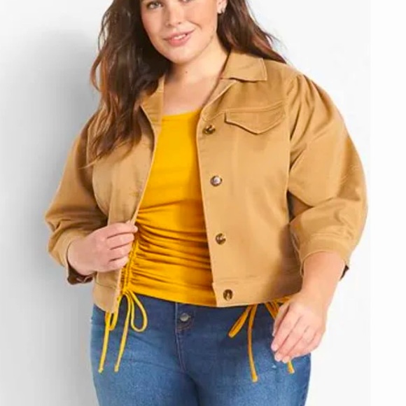 Lane Bryant | Jackets & Coats | Lane Bryant Plus Size Puffsleeve Jacket ...